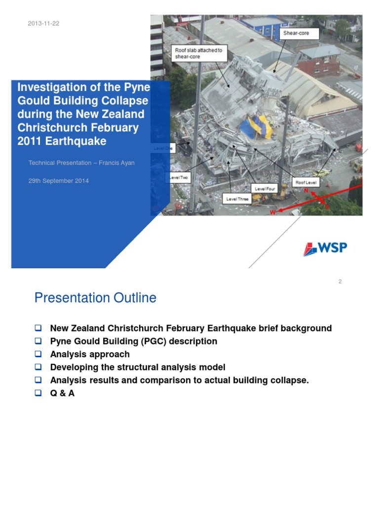 Pyne Gould Corporation Building Collapse | PDF | Beam (Structure ...