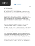 Sample Letter of Extension of Time For Construction (EOT Letter) | PDF ...