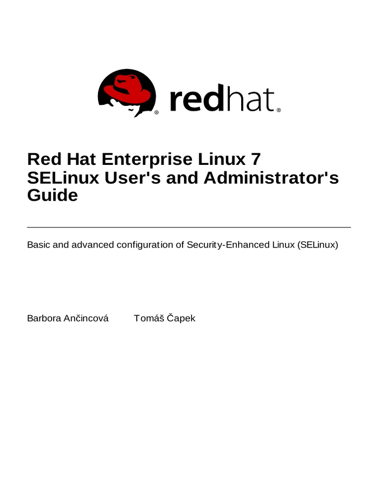 Red Hat Enterprise Linux-7-SELinux Users and Administrators Guide-En-US ...