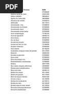 Tabela NCM | PDF | Veículos | Engenharia Mecânica