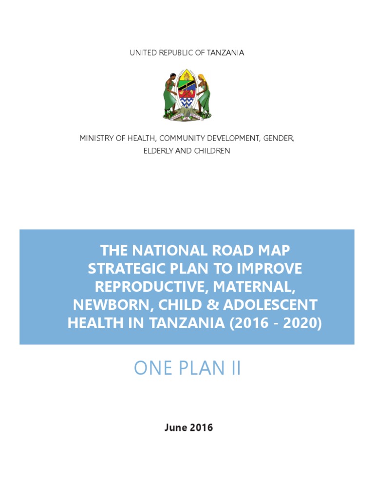 Tanzania RMNCAH Strategic Plan 2016-2020 | PDF | Reproductive Health ...