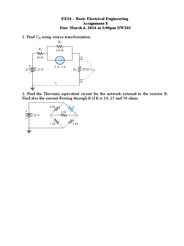 EE24 Assignment 8 | PDF | Science & Mathematics | Technology & Engineering