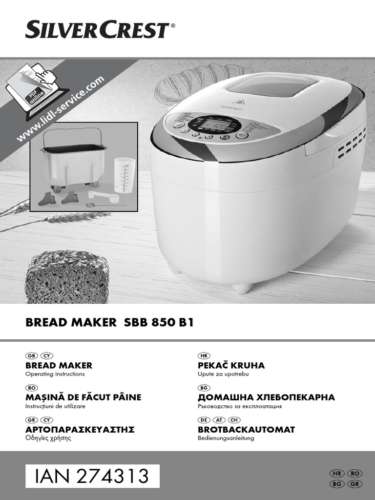 Masina Silver Crest | PDF | Breads | Baking