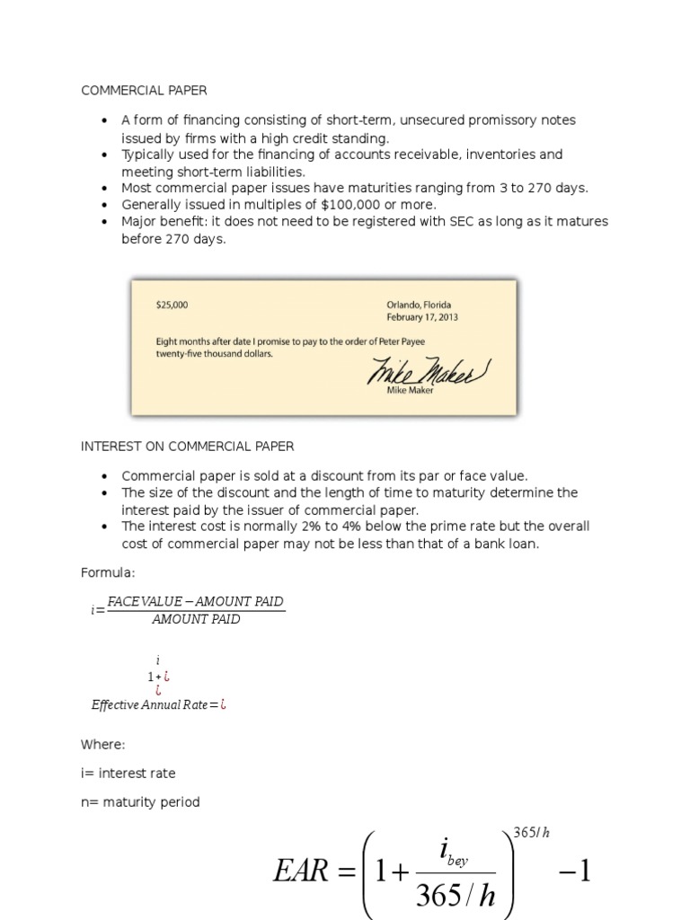 Commercial Paper | PDF
