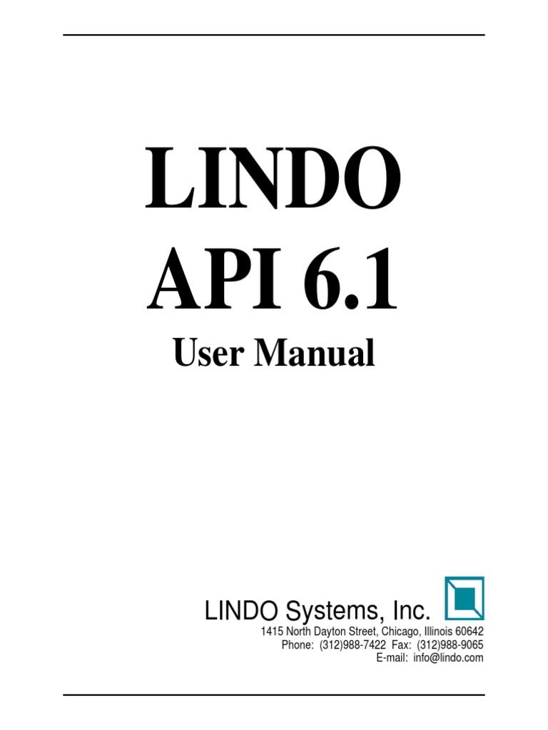 LINDO Users Manual PDF | PDF | Linear Programming | Mathematical Optimization