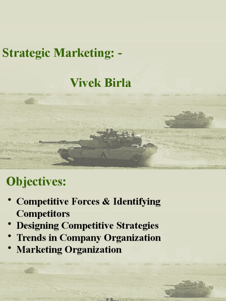 Strategic Marketing - Vivek Birla | PDF | Marketing Strategy ...