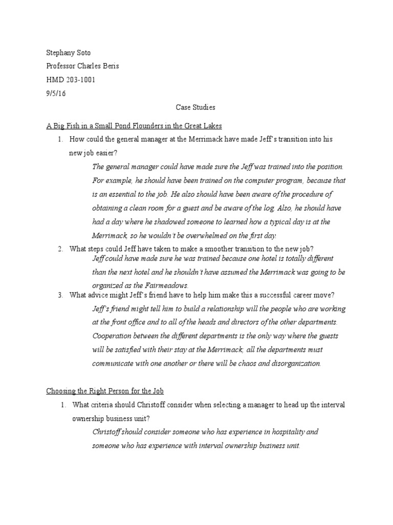 Chapter 1 - Case Studies | PDF | Business