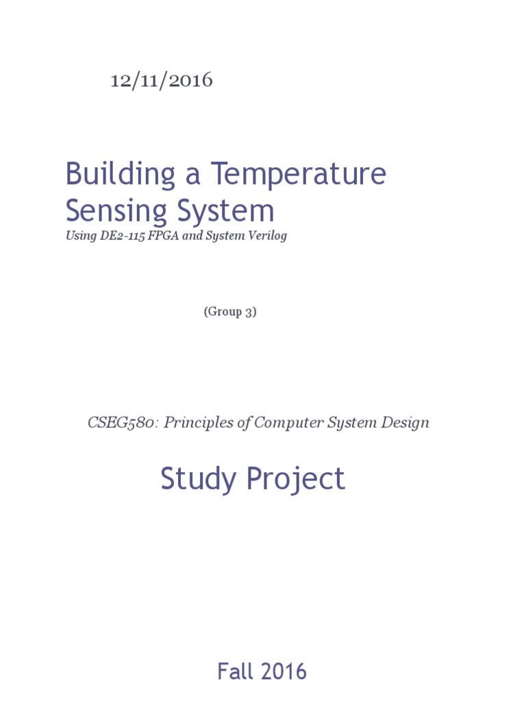 Project Report | PDF | Analog To Digital Converter | Sensor