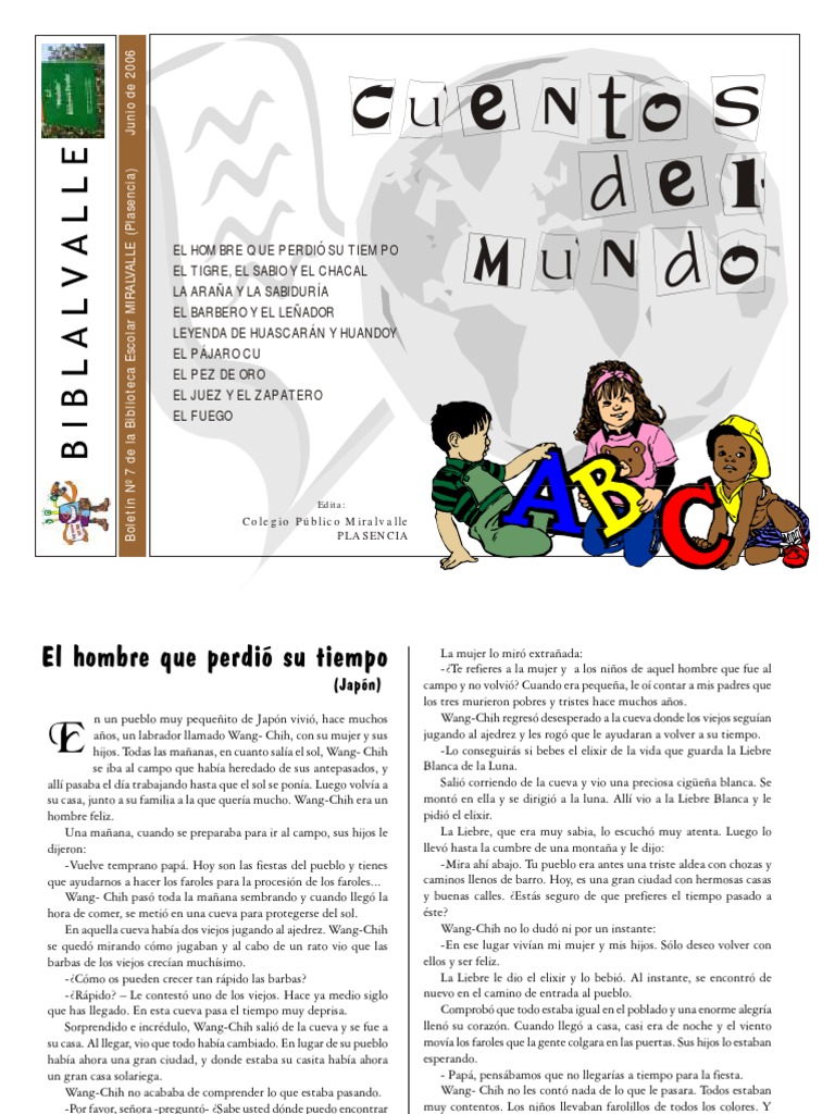 Cuentos Del Mundo Pdf Pdf Aves Pluma