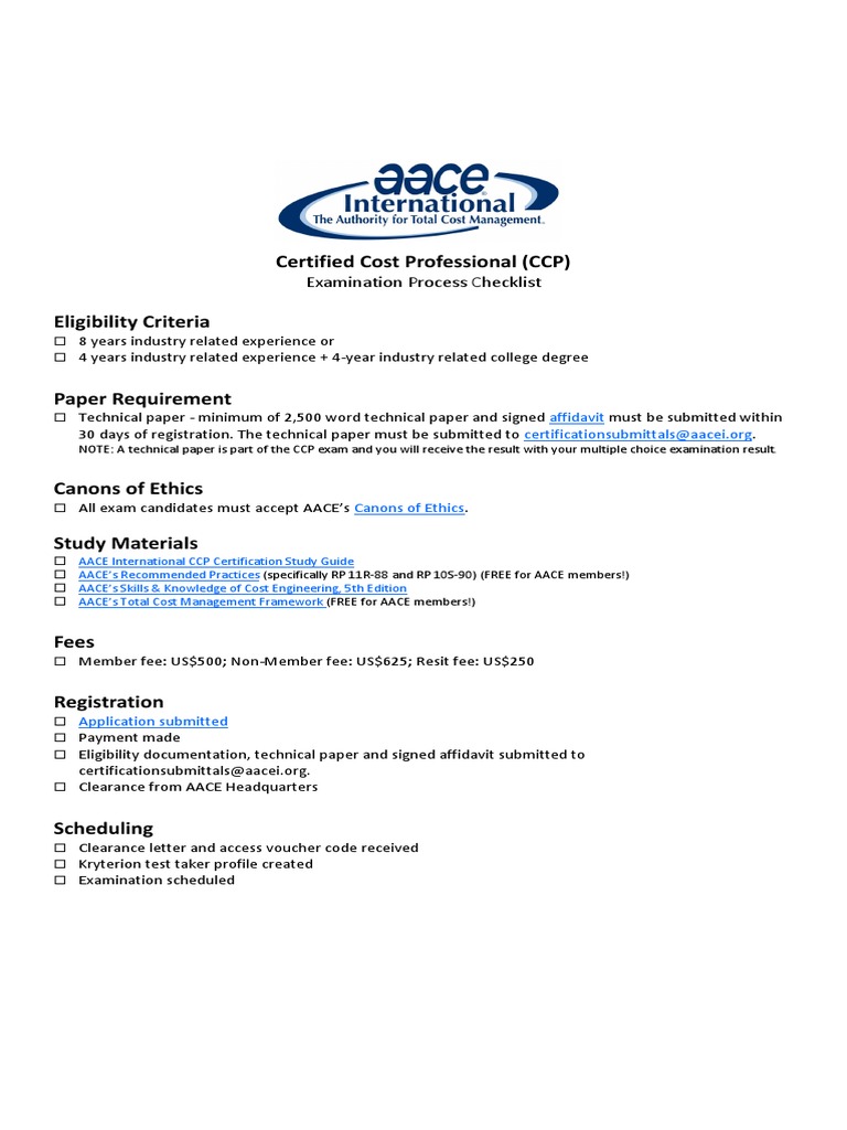 CCP Certification Process Overview | PDF | Technology & Engineering