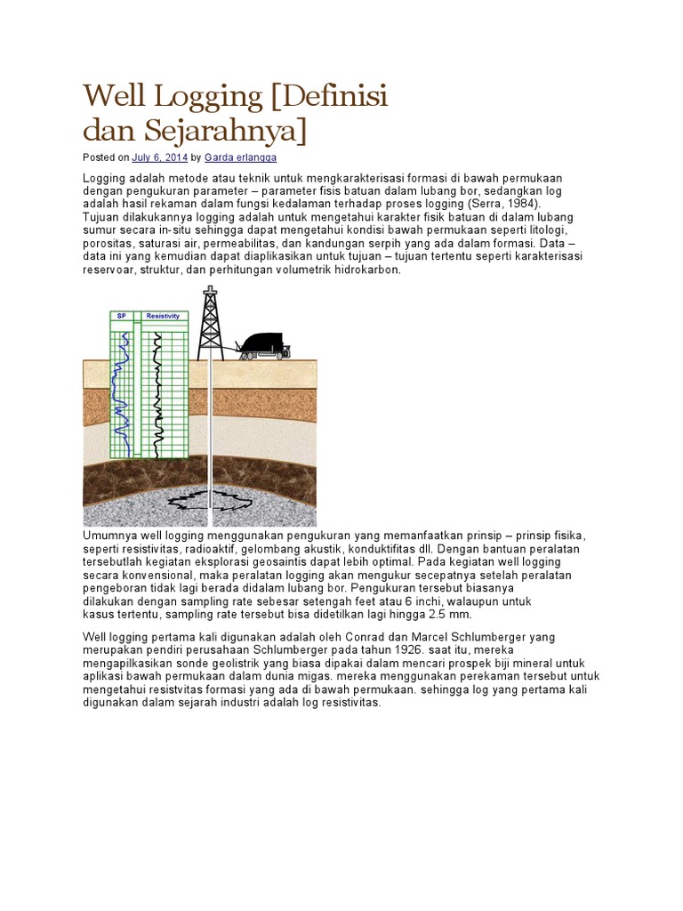 Well Logging | PDF