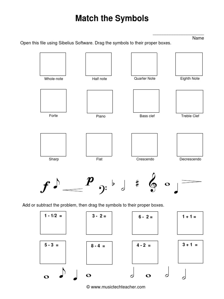 Worksheet 0035 Match The Symbols PDF | PDF | Foreign Language Studies ...