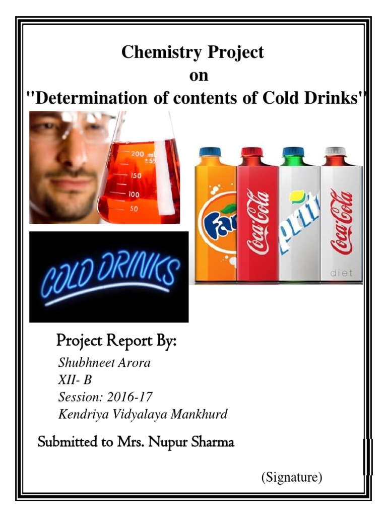 Determination of Contents of Cold Drink | PDF | Carbohydrates | Sucrose