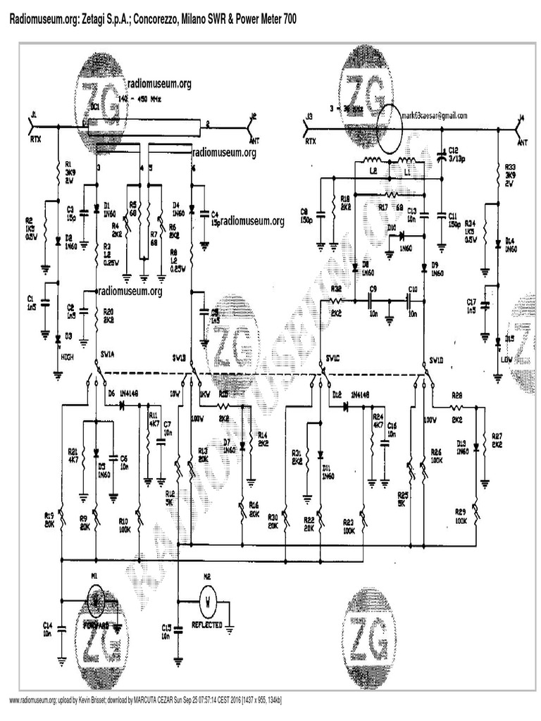 Schematic ZETAGI 700 | PDF