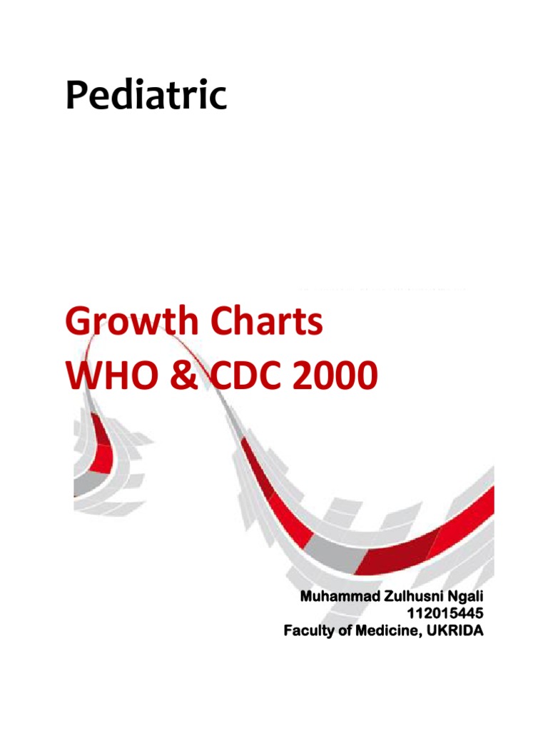 Pediatric: Growth Charts WHO & CDC 2000 | PDF