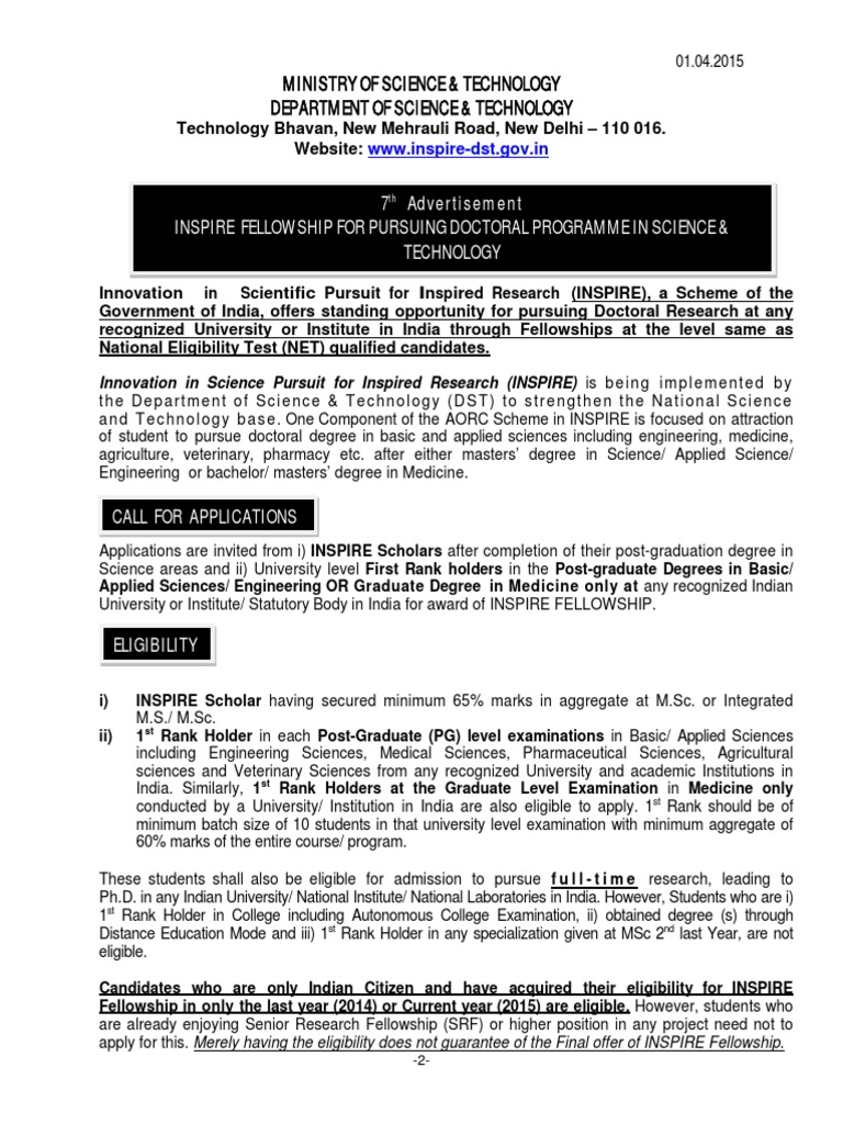 Advertisement 1 | PDF | Postgraduate Education | Master Of Science