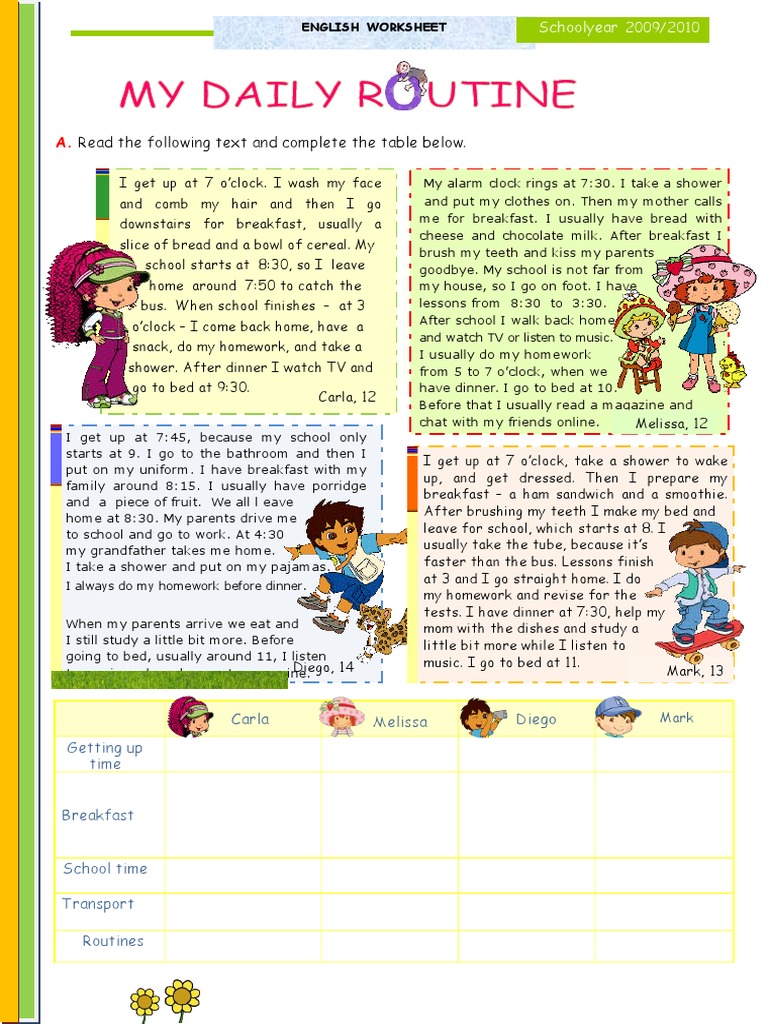 Read The Following Text and Complete The Table Below | PDF | Foods ...