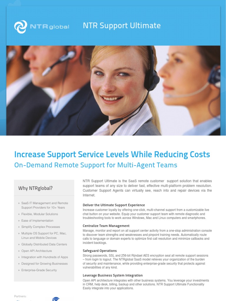 NTRsupport Product Overview | PDF | Linux | Microsoft Windows