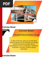 Concise Beam Demo PDF | PDF | Beam (Structure) | Prestressed Concrete
