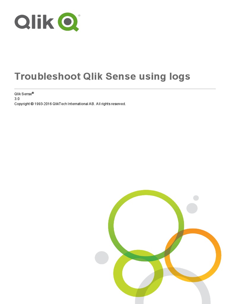 Troubleshoot Qlik Sense Using Logs | PDF | Qr Code | Proxy Server