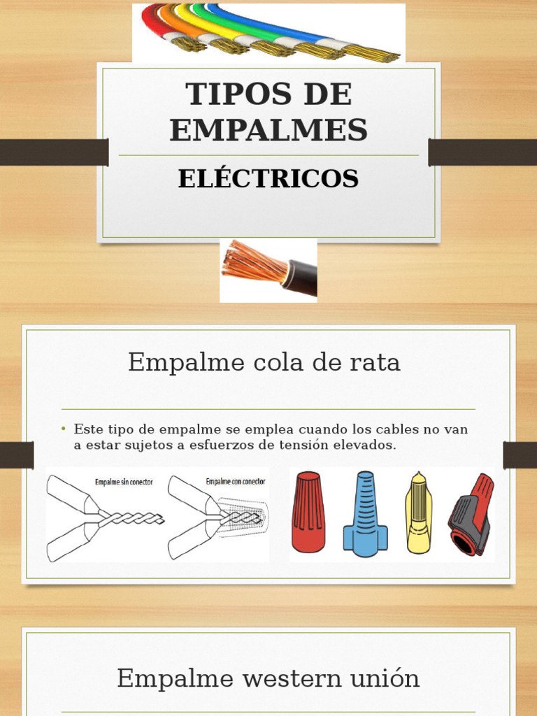 Tipos de Empalmes | PDF