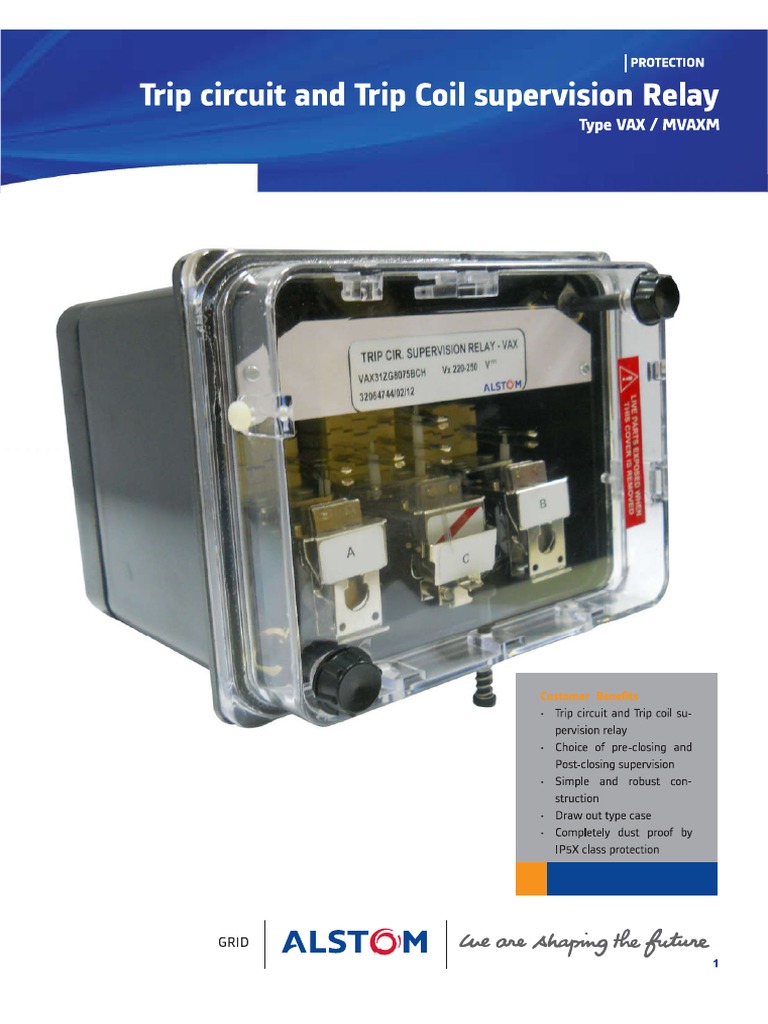 Trip Circuit & Trip Coil Supervision VAX31 | PDF