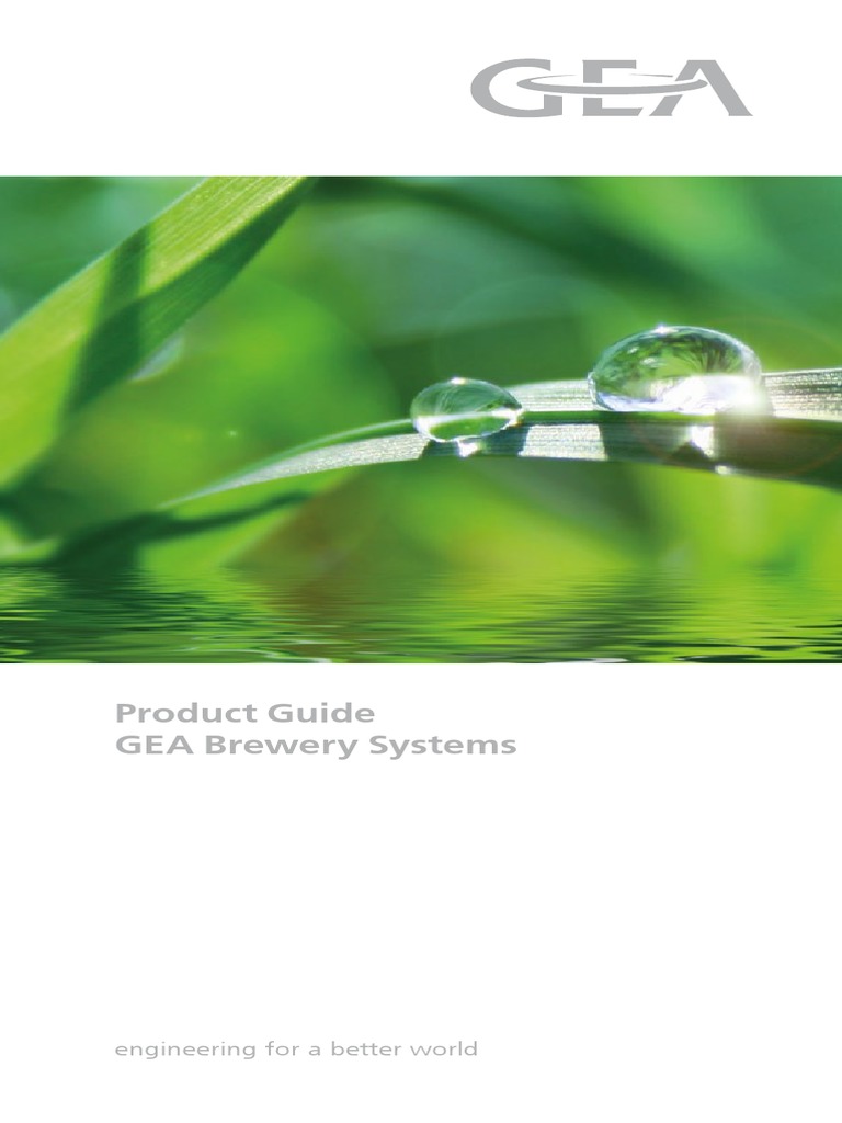 Product Guide GEA Brewery Systems: Engineering For A Better World | PDF ...
