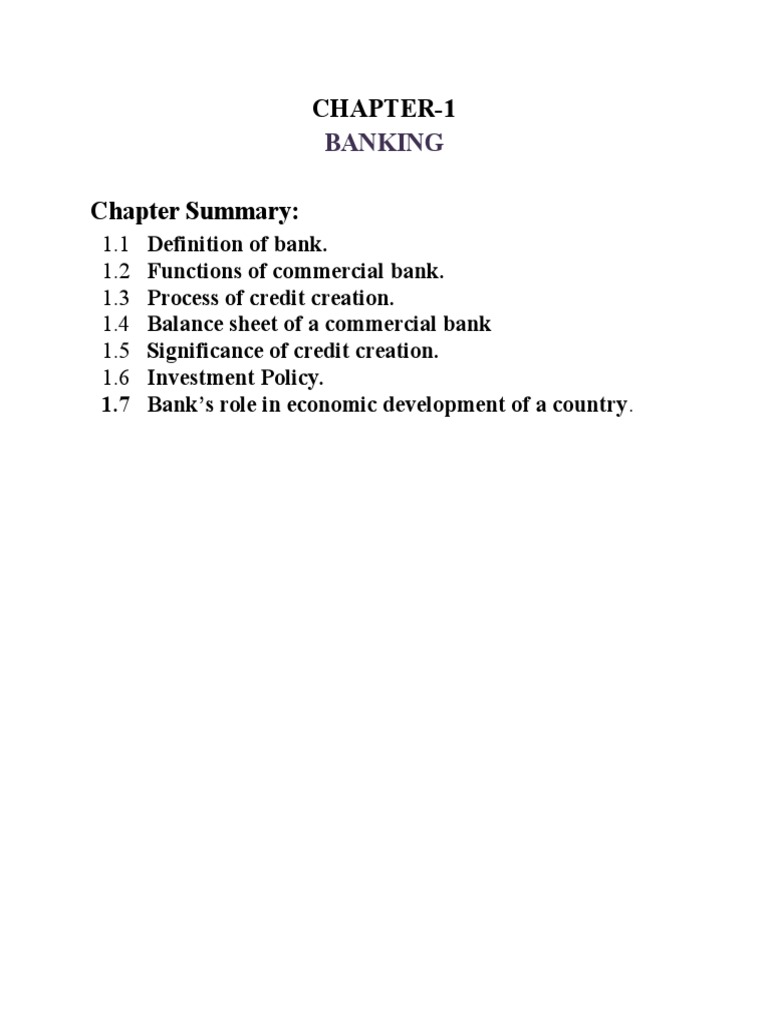 Chapter | PDF | Money Creation | Macroeconomics