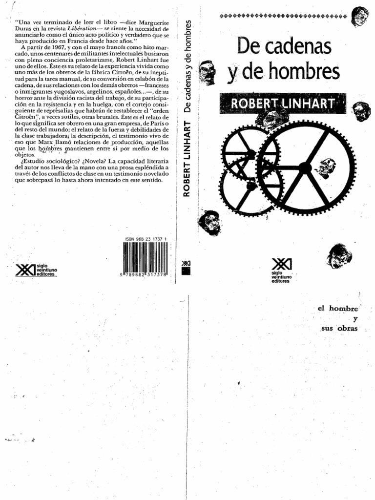 Robert Linhart de Cadenas y de Hombres PDF | PDF