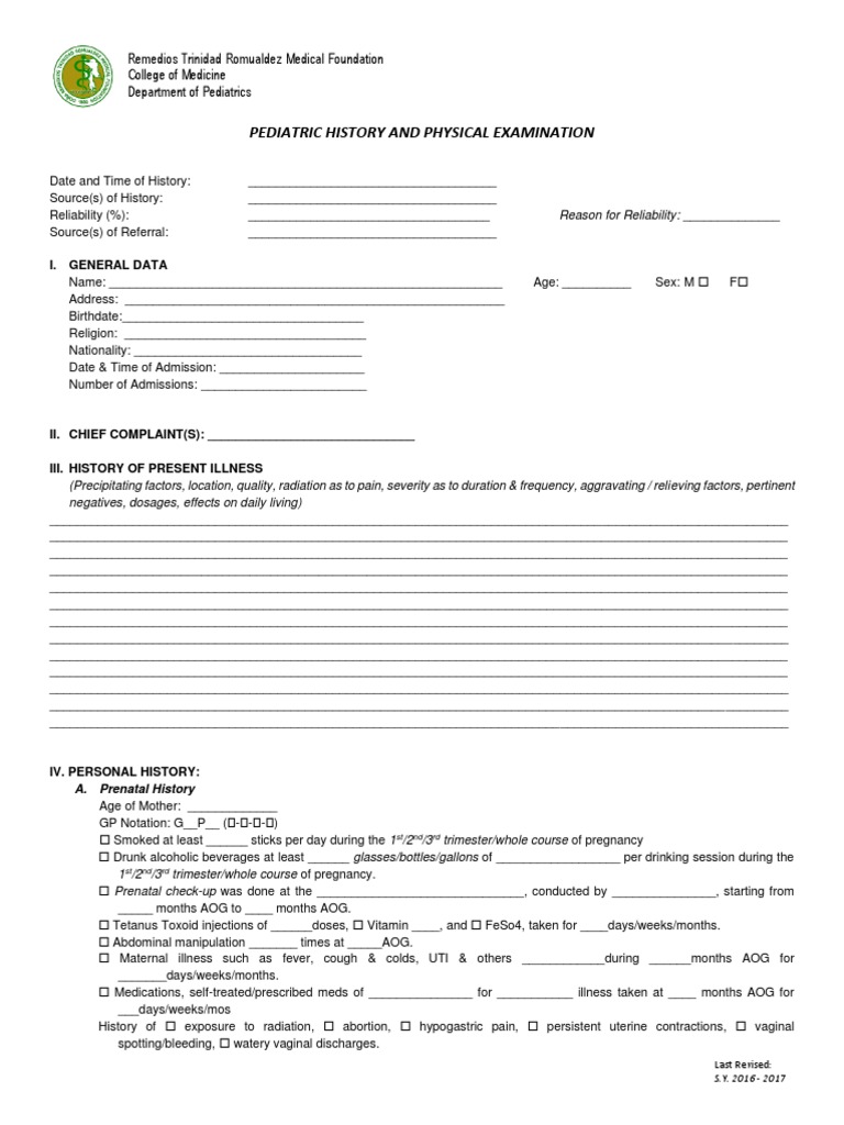 RTRMF-CM - Pedia Clinics Guide | PDF | Health Sciences | Clinical Medicine