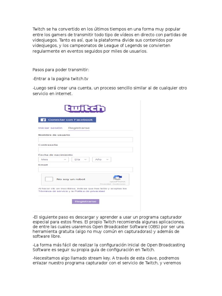 Twitch | PDF | Juegos y actividades | Informática
