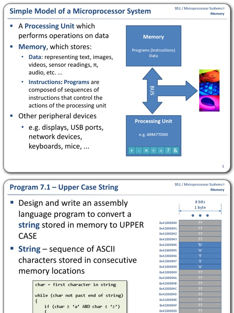 Processing Unit A Which Performs Operations On Data Which Stores Pdf String Computer
