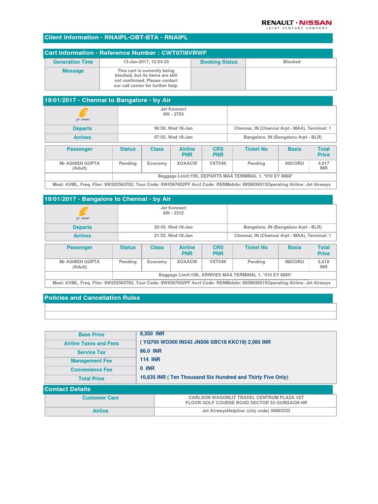 Client Information - RNAIPL-OBT-BTA - RNAIPL Cart Information ...