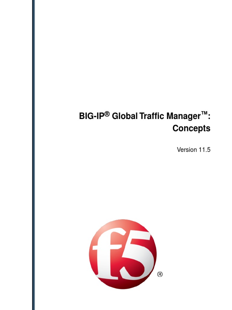 BIG-IP Global Traffic Manager Concepts | PDF | Load Balancing ...