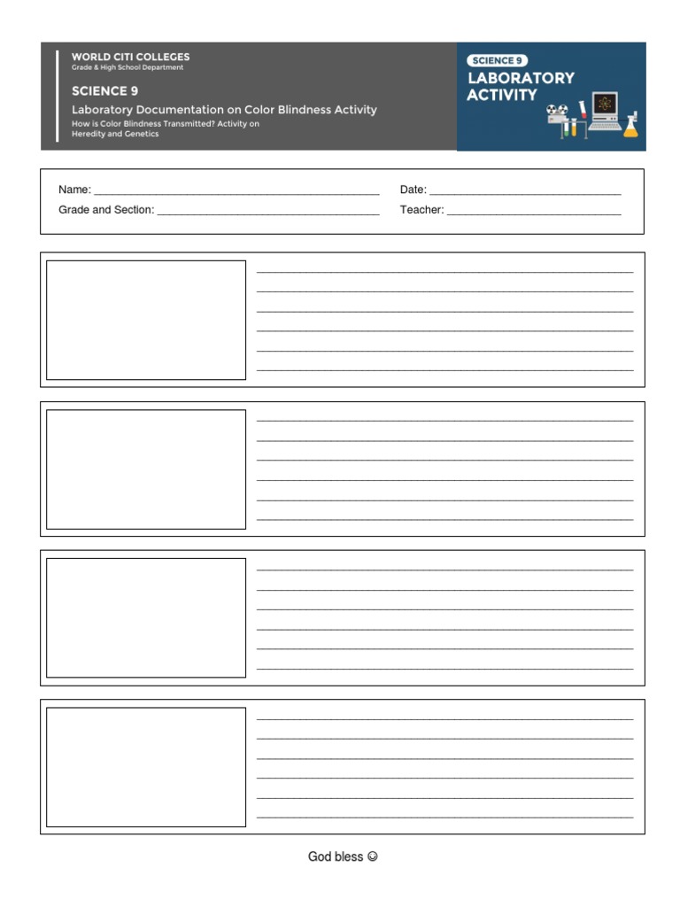 Activity Documentation On Color Blindness | PDF | Career & Growth