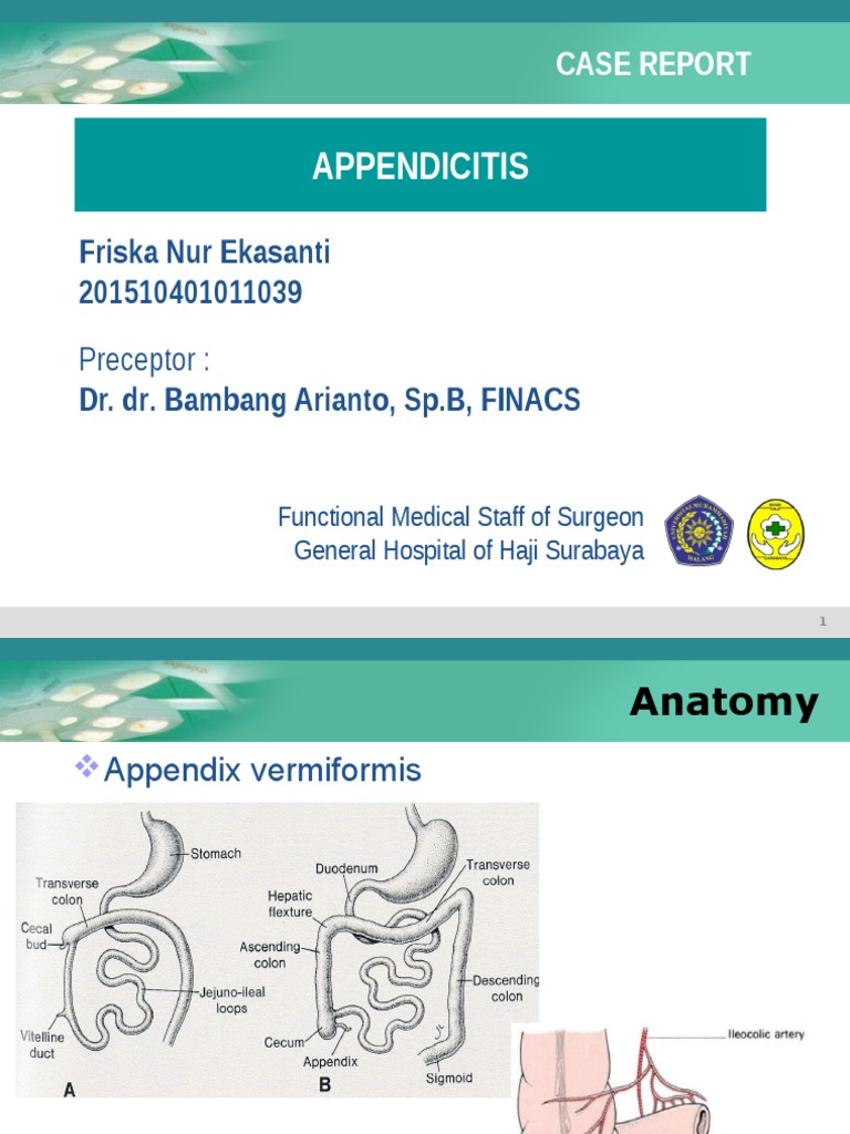 Appendicitis | PDF | Medical Specialties | Clinical Medicine