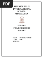 Class 12 Physics Project On Full Wave Bridge Rectifier | PDF | Rectifier | Direct Current