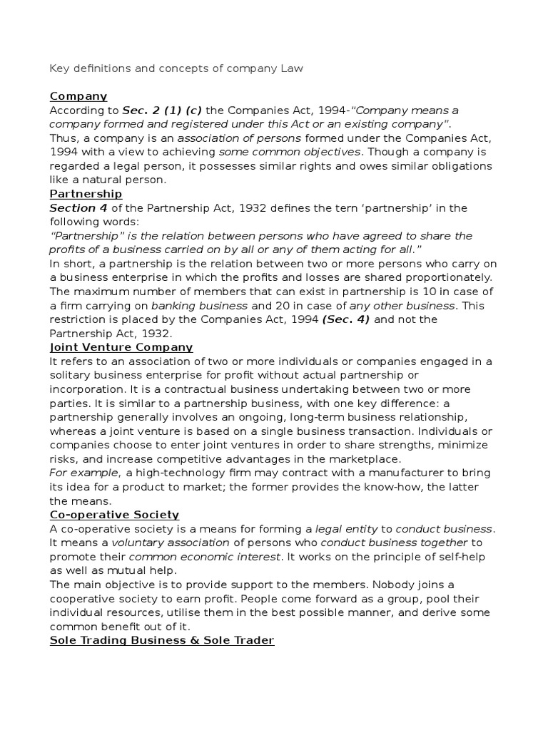 Key Definitions and Concepts | PDF | Liquidation | Preferred Stock