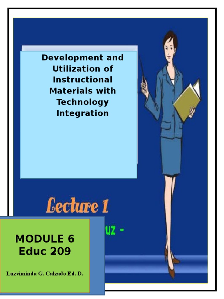 Module 6 Educ 209 | PDF | Educational Technology | Classroom