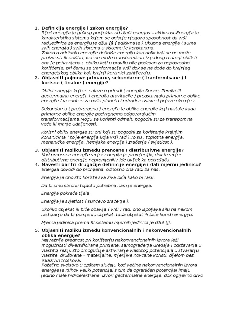 Energetska Postrojenja | PDF