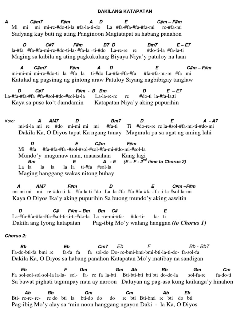 Dakilang Katapatan | PDF