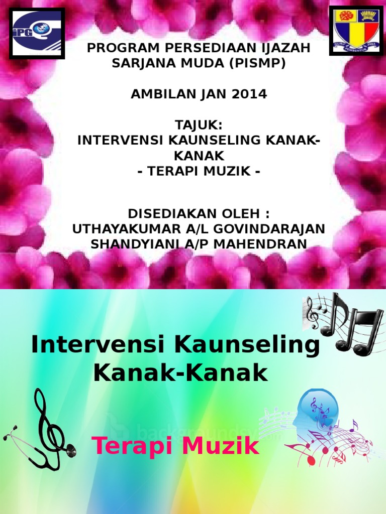 Intervensi (Terapi Muzik) New | PDF