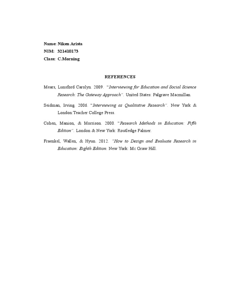 How To Construct Good Interview Question For Educational Research | PDF ...