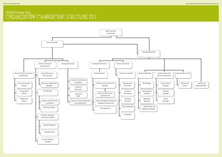 2 Chester Zoo Organisational Structure