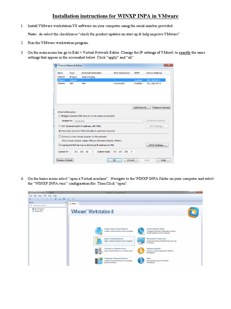 WINXP INPA Installation in VMware | PDF | V Mware | Icon (Computing)