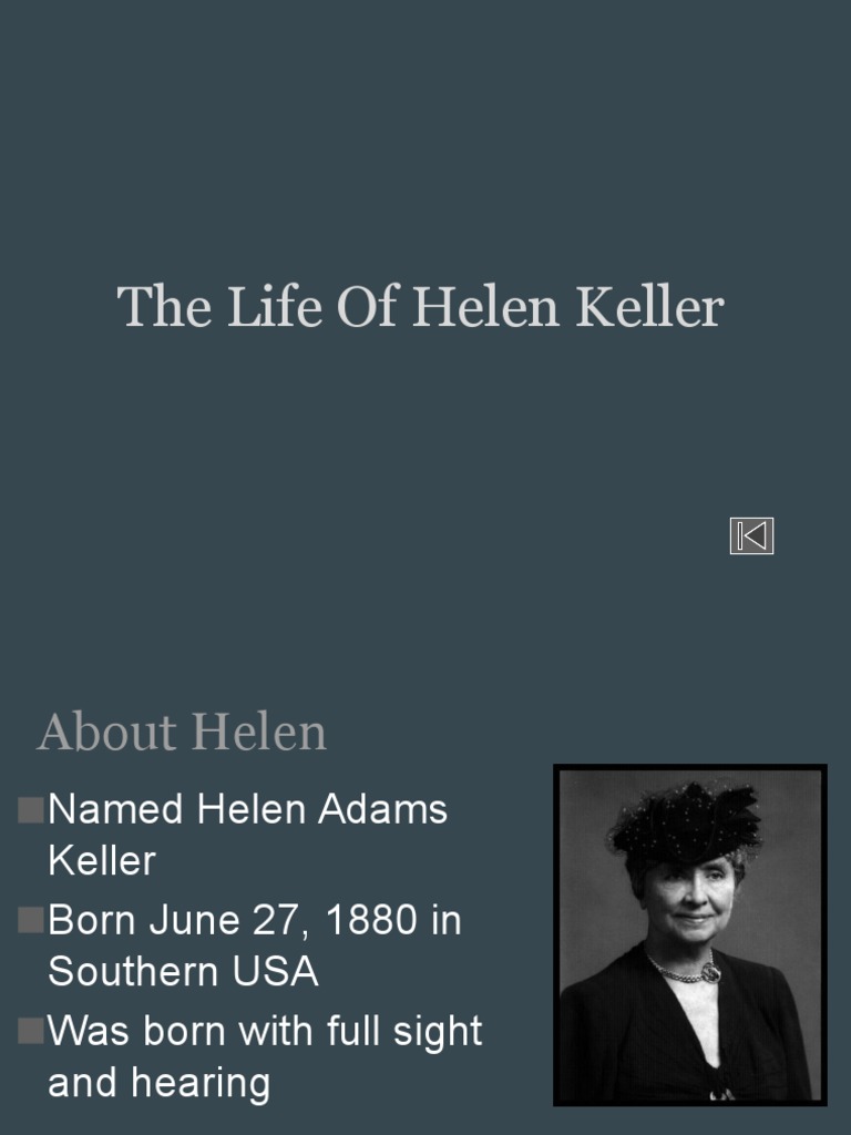 Helen Keller | PDF | Helen Keller | Visual Impairment