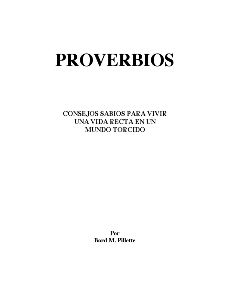 Proverbio S Alex | Descargar gratis PDF | Libro de proverbios | Solomons