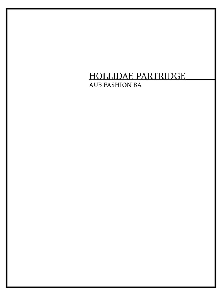 First Year Portfolio | PDF