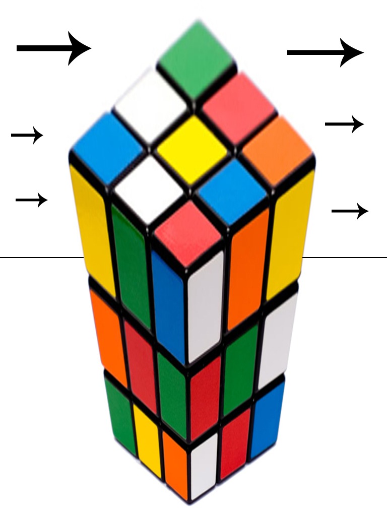 Anamorphic Illusion (Rubik's Cube)