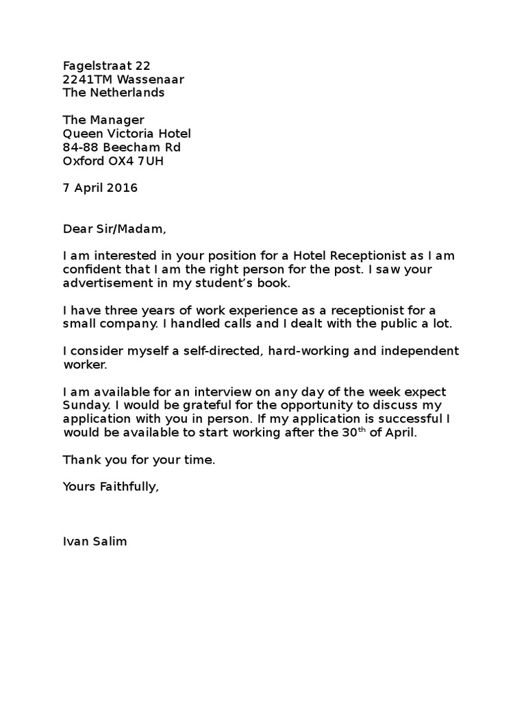 Engels Formal Letter | PDF